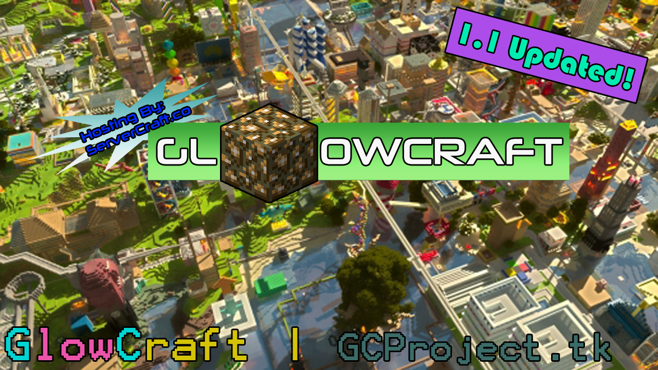 [1.1] GlowCraft - 150+ Plugins! [Global Staff] | SMP - RPG Minecraft Server